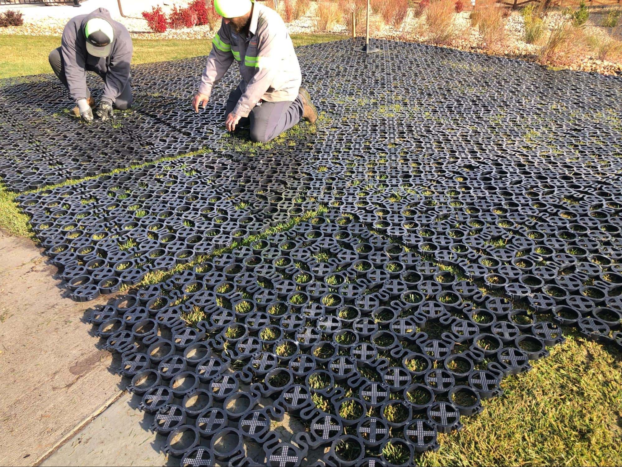 Grass Protection Mesh for Car Parking - TRUEGRID Pavers